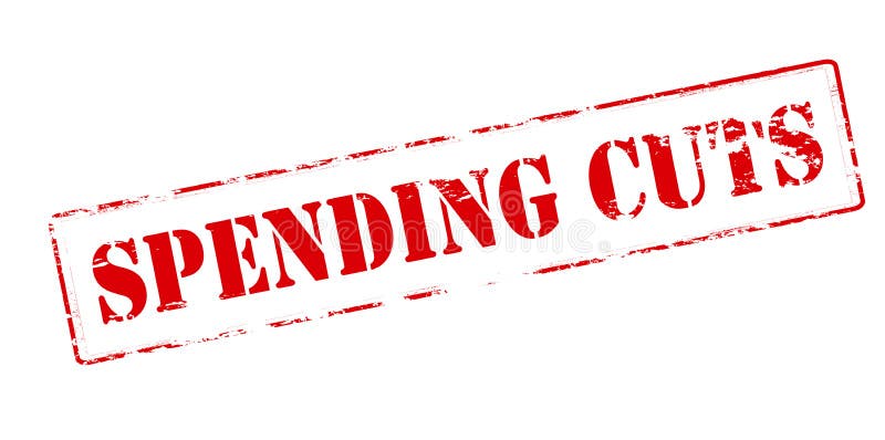 Spending cuts stock illustration. Illustration of grunge - 92090373