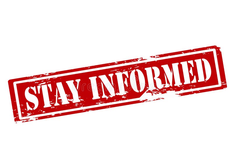 Stay Informed Rectangular Stamp Stock Illustrations – 43 Stay Informed ...