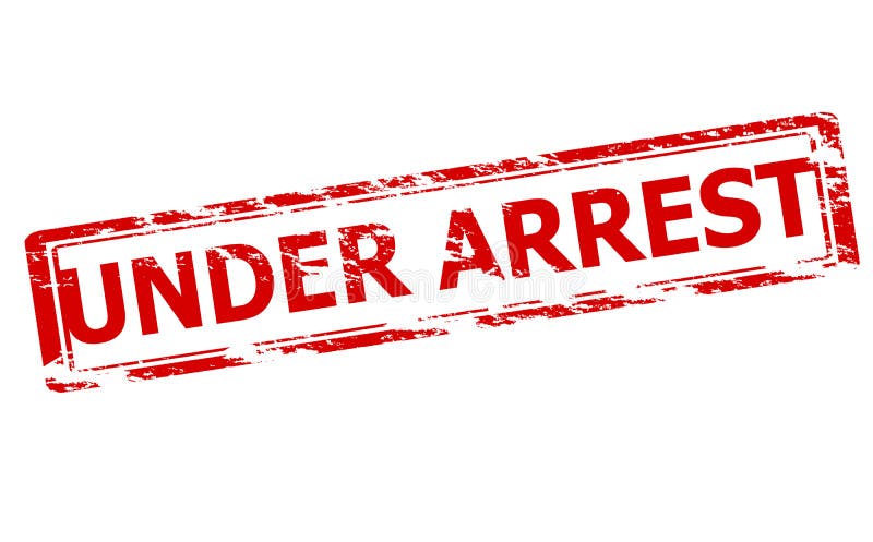Under arrest stock illustration. Illustration of prison - 92047712