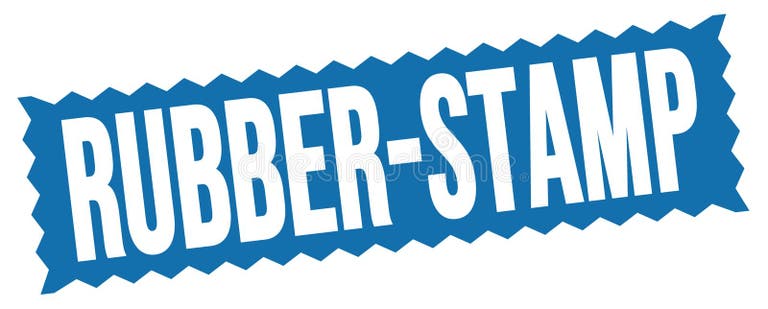 RUBBER-STAMP Text Written on Blue Stamp Sign Stock Illustration ...
