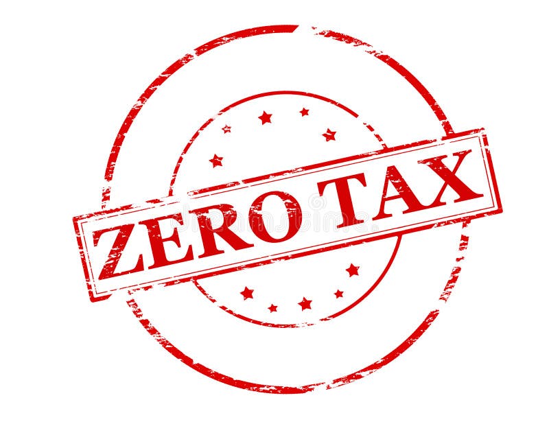 Zero tax stock illustration. Illustration of nought, duty - 92048493