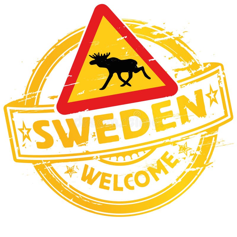Welcome to Sweden people stock vector. Illustration of national - 32018312