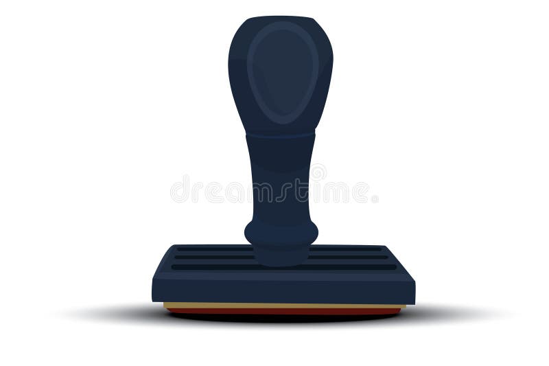 Rubber Stamp on White Background Vector Design Stock Vector ...