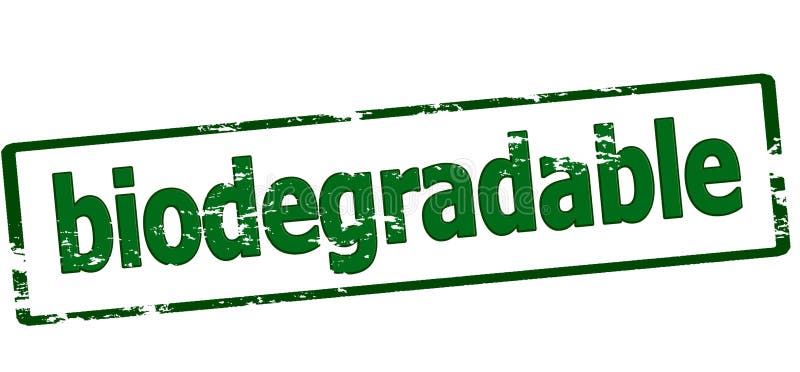Biodegradable stock vector. Illustration of illustration - 124314017