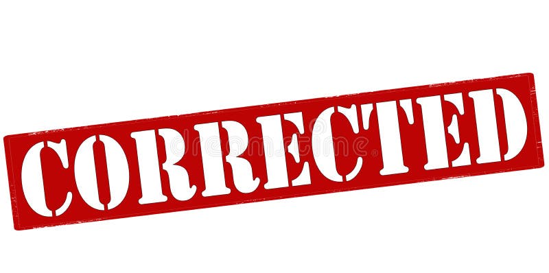 Corrected stock illustration. Illustration of symbol - 109026868