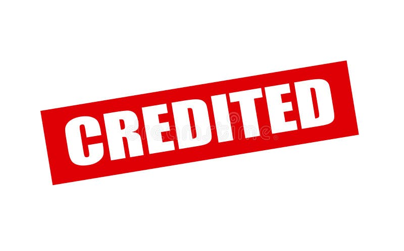 Credited stock illustration. Illustration of stamp, concept - 92048005