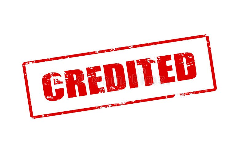 Credited stock illustration. Illustration of rubber, symbol - 92048097