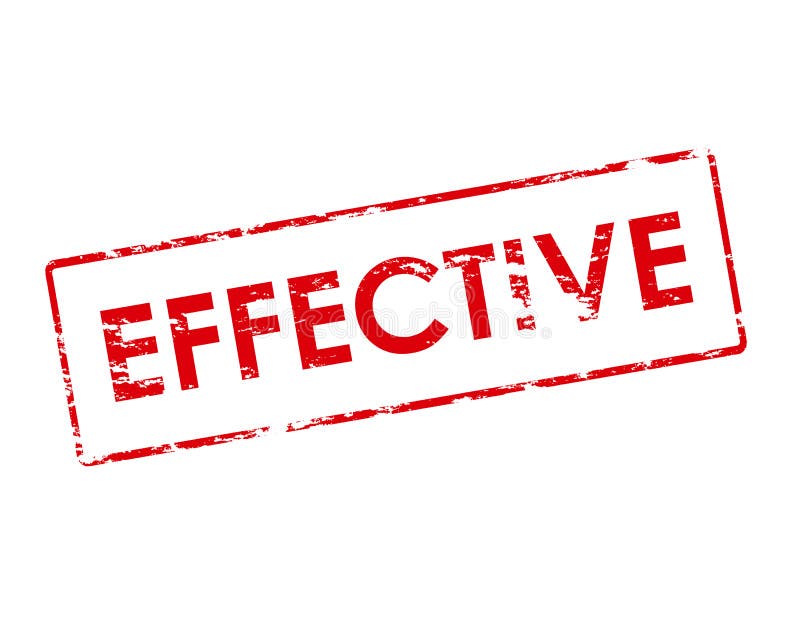 Effective rubber stamp stock illustration. Illustration of efficient ...