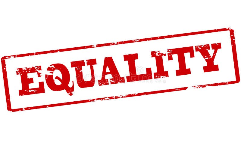 Red Grungy Equality Stamp Illustration Template Vector Stock Vector ...
