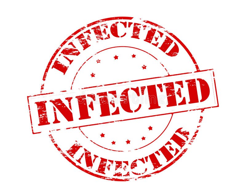 Infected stock illustration. Illustration of symbol, concept - 92048529