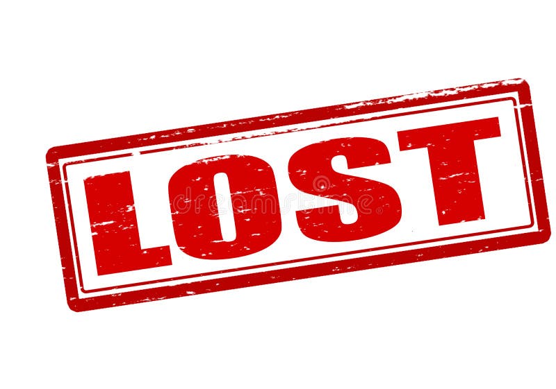 Lost stock illustration. Illustration of grungy, gone - 109009627