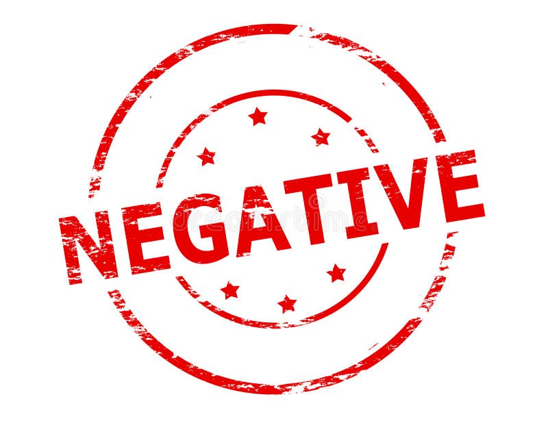 Negative stock illustration. Illustration of symbol, stamp - 92069897