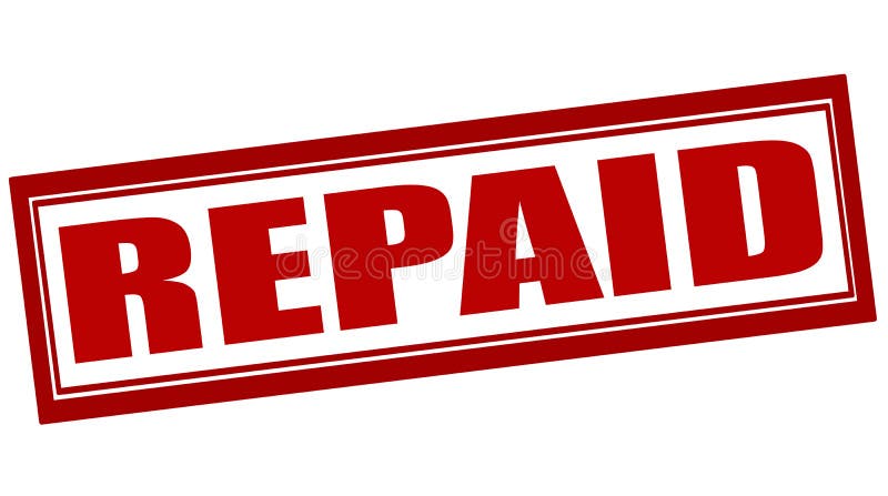Repaid stock illustration. Illustration of symbol, rubber - 92089602