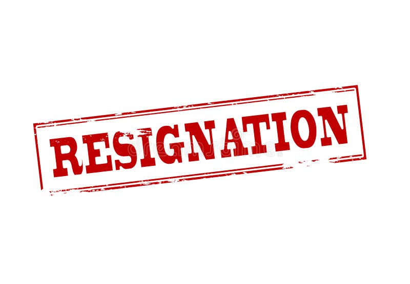 Resignation stock illustration. Illustration of words - 94073019