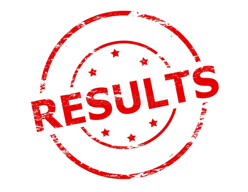 The Word Results Appearing Behind Torn Green Paper Stock Illustration ...