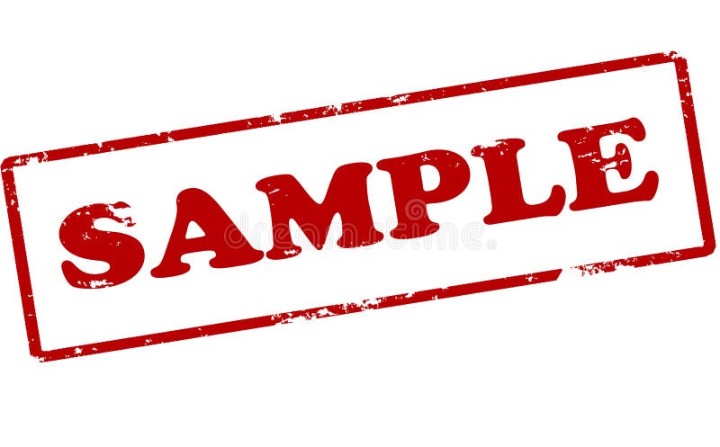 Sample stock illustration. Illustration of sample, word - 109013145
