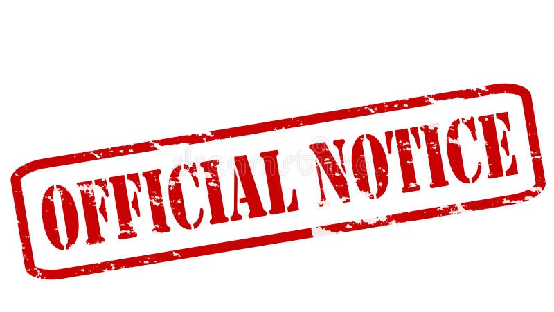 Official Notice Stock Illustrations – 1,415 Official Notice Stock ...