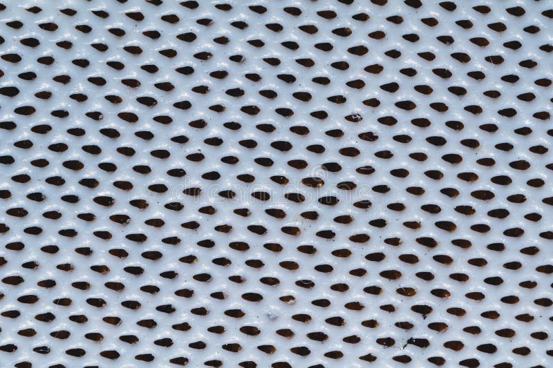 Rubber Surface with Uneven Holes. White Plastic Texture with Dots Stock ...
