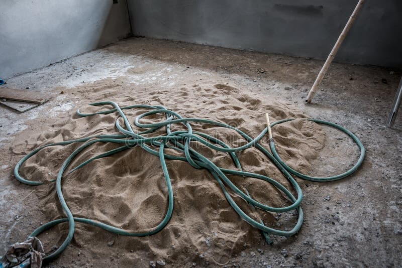 Rubber Tube in Construction Stock Image - Image of architecture ...