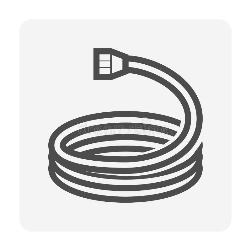 Rubber tube icon stock vector. Illustration of icon - 184359262