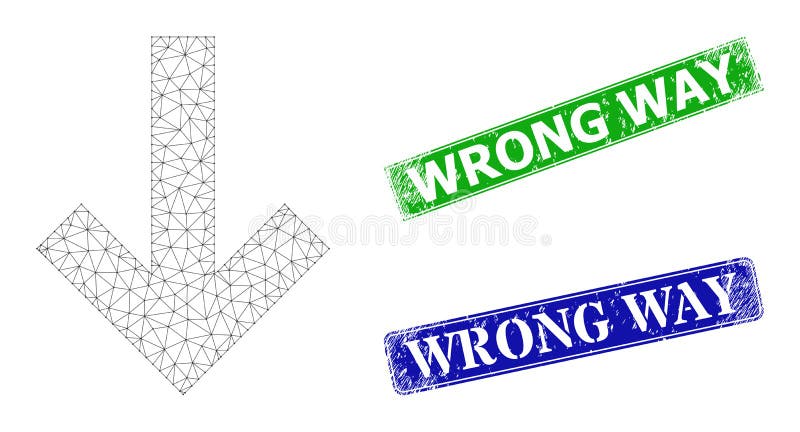 Rubber Wrong Way Stamp Imitations and Triangle Mesh Down Direction ...