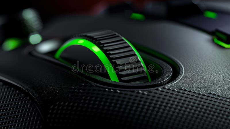 The Rubberized Texture of the Scroll Wheel Provides a Nonslip Grip for ...