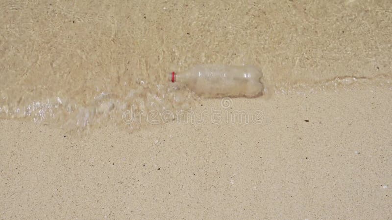 Rubbish on a White Sandy Beach on a Tropical Island in Asia Stock ...