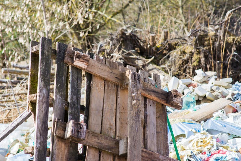 Rubbish in the Forest, Garbage, Dump and Trash Stock Photo - Image of ...