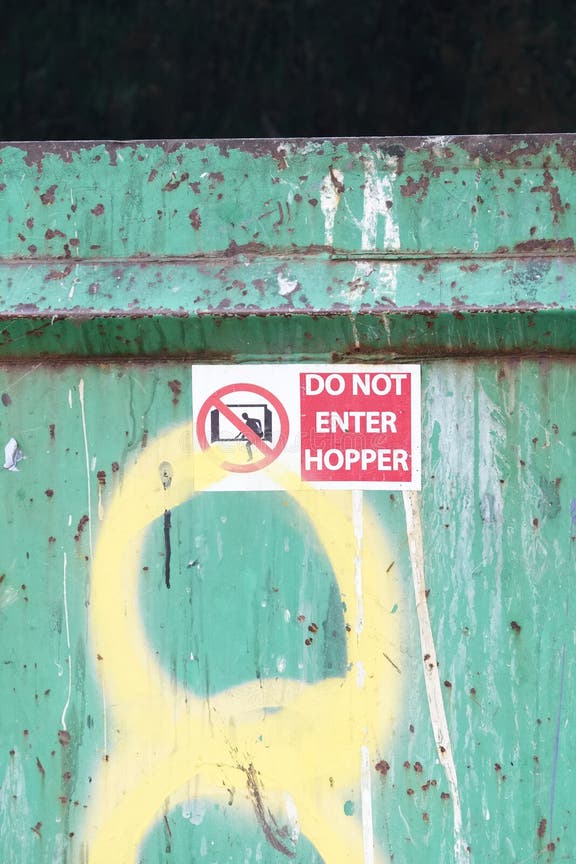 Rubbish and Garbage in Skip for Disposal at Dump Site Stock Photo ...