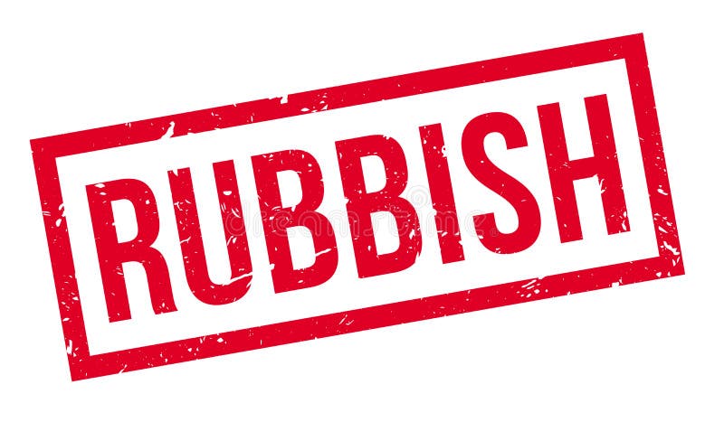 Rubbish rubber stamp stock illustration. Illustration of rubber - 83217828
