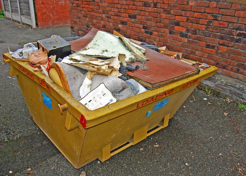 Rubbish skip stock image. Image of environmental, global - 15351279