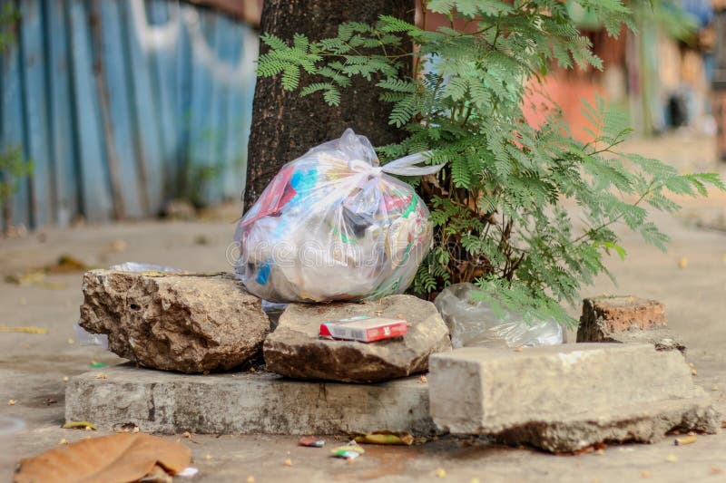 Rubbish Under the Tree, Throw Rubbish Under the Tree Editorial Photo ...