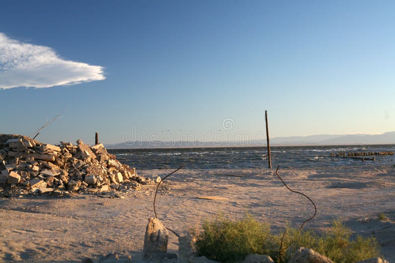 Rubble Dumped at Salton Sea Stock Photo - Image of sits, pile: 40682948