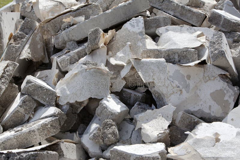 Rubble stock photo. Image of site, wall, brick, environmental - 42166942