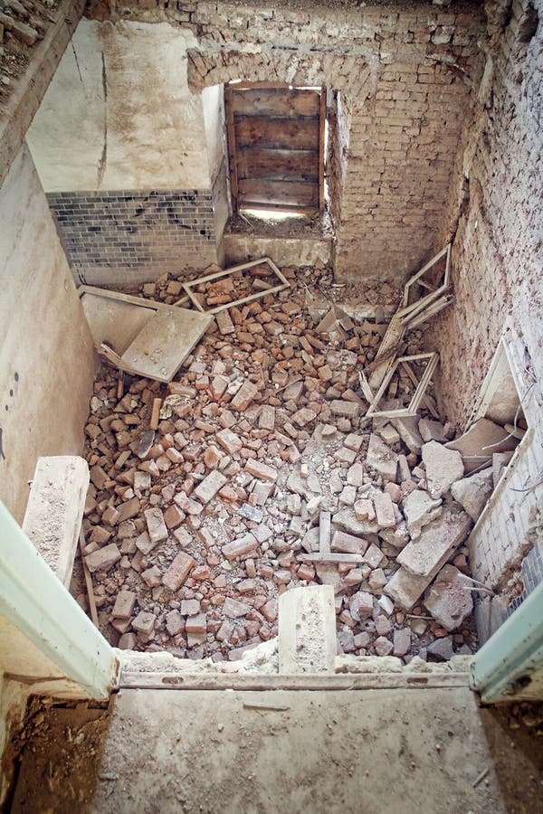 Building rubble stock photo. Image of recycling, bricks - 91733062