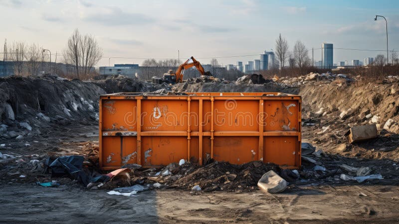 Rubble Orange Dumpster Stock Photos - Free & Royalty-Free Stock Photos ...
