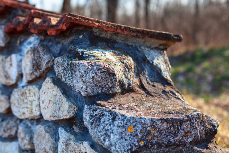 Rubble stone masonry stock image. Image of grey, rough - 214996989