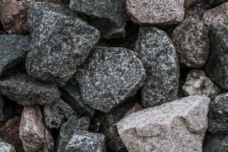 Rubble Texture Natural Abstract Background Stock Image - Image of road ...