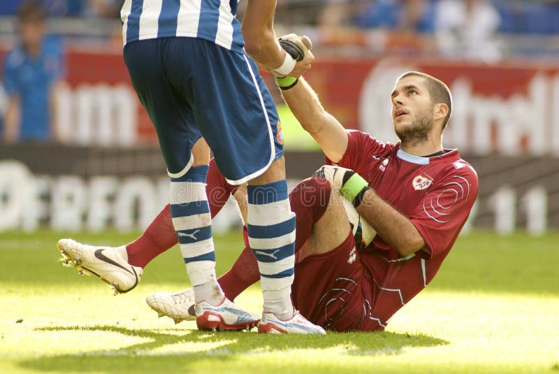 Ruben Ivan Martinez of Rayo Vallecano Editorial Photography - Image of ...