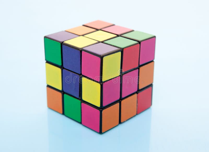 Rubic Cube editorial image. Image of blue, plaything - 60152615