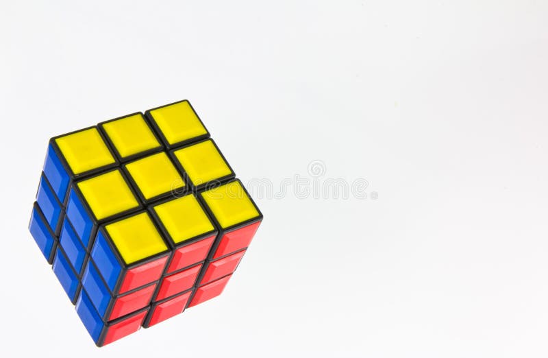 Rubik cube bright colors. editorial image. Image of equal - 23052860