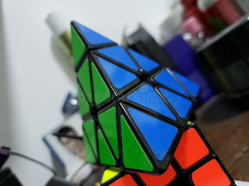 Triangle Rubik`s Cube In A Shape Of A Pyramid Editorial Photo - Image ... Triangle Rubik`s Cube In A Shape Of A Pyramid Editorial Photo - Image ...