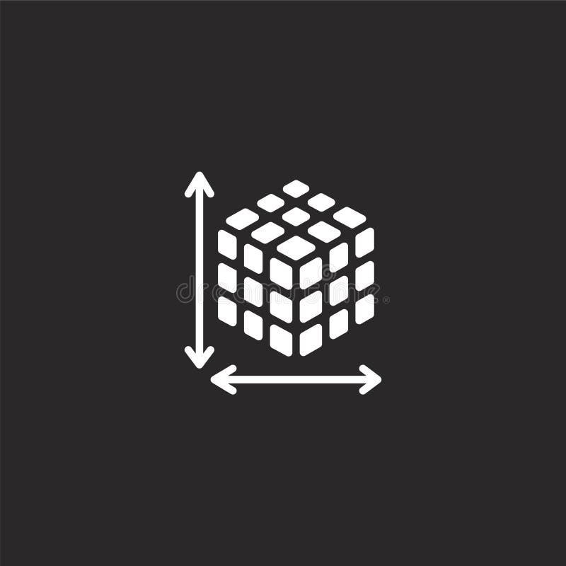 Rubik Icon. Filled Rubik Icon for Website Design and Mobile, App ...