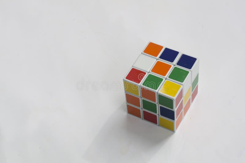 Rubik Puzzle Cube Brain Hobby Games Editorial Concept Editorial Stock ...
