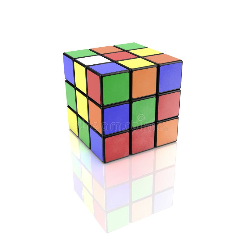 Rubik s cube editorial photo. Image of colorful, isolated - 90711351