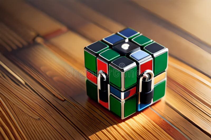 The Rubik’s Cube Lock: a New Challenge for Puzzle Lovers Stock ...