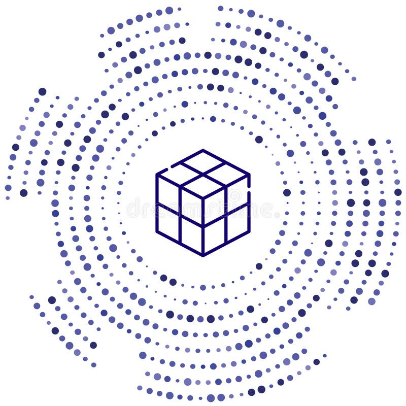 The two rubik logo vector stock illustration. Illustration of arrow ...