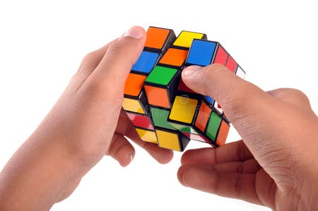 Rubiks cube editorial stock image. Image of blue, rubiks - 14653644