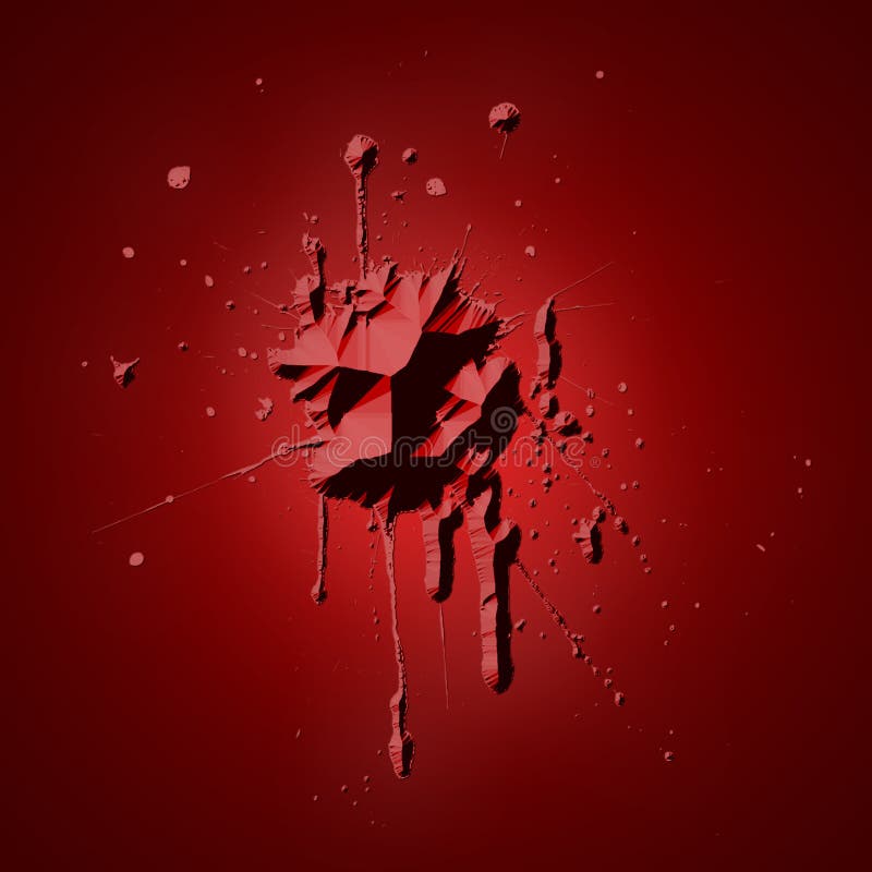 Rubin ink stock illustration. Illustration of mineral - 12291537