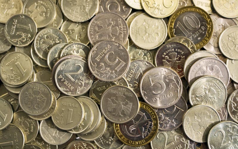 Ruble coin stock photo. Image of capital, coin, credit - 11061406